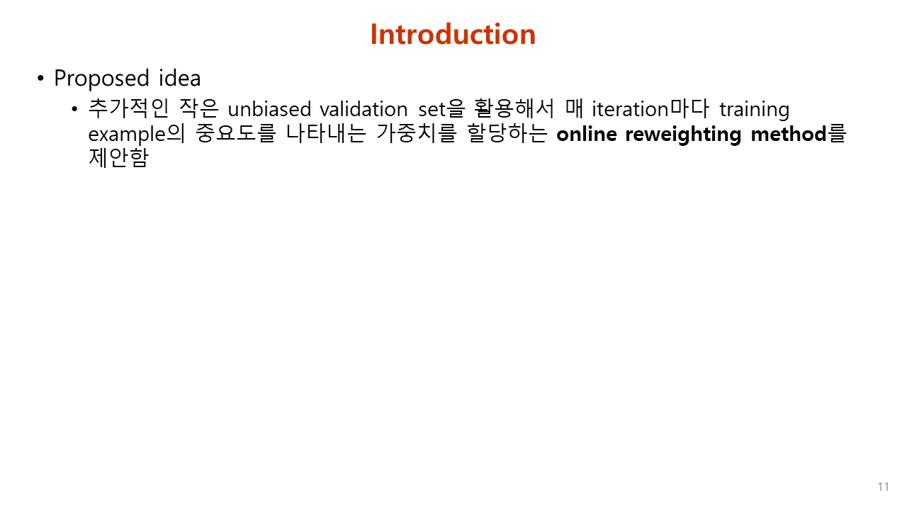 Paper Review. Learning to Reweight Examples for Robust Deep Learning@ICML' 2018 | CV Researcher
